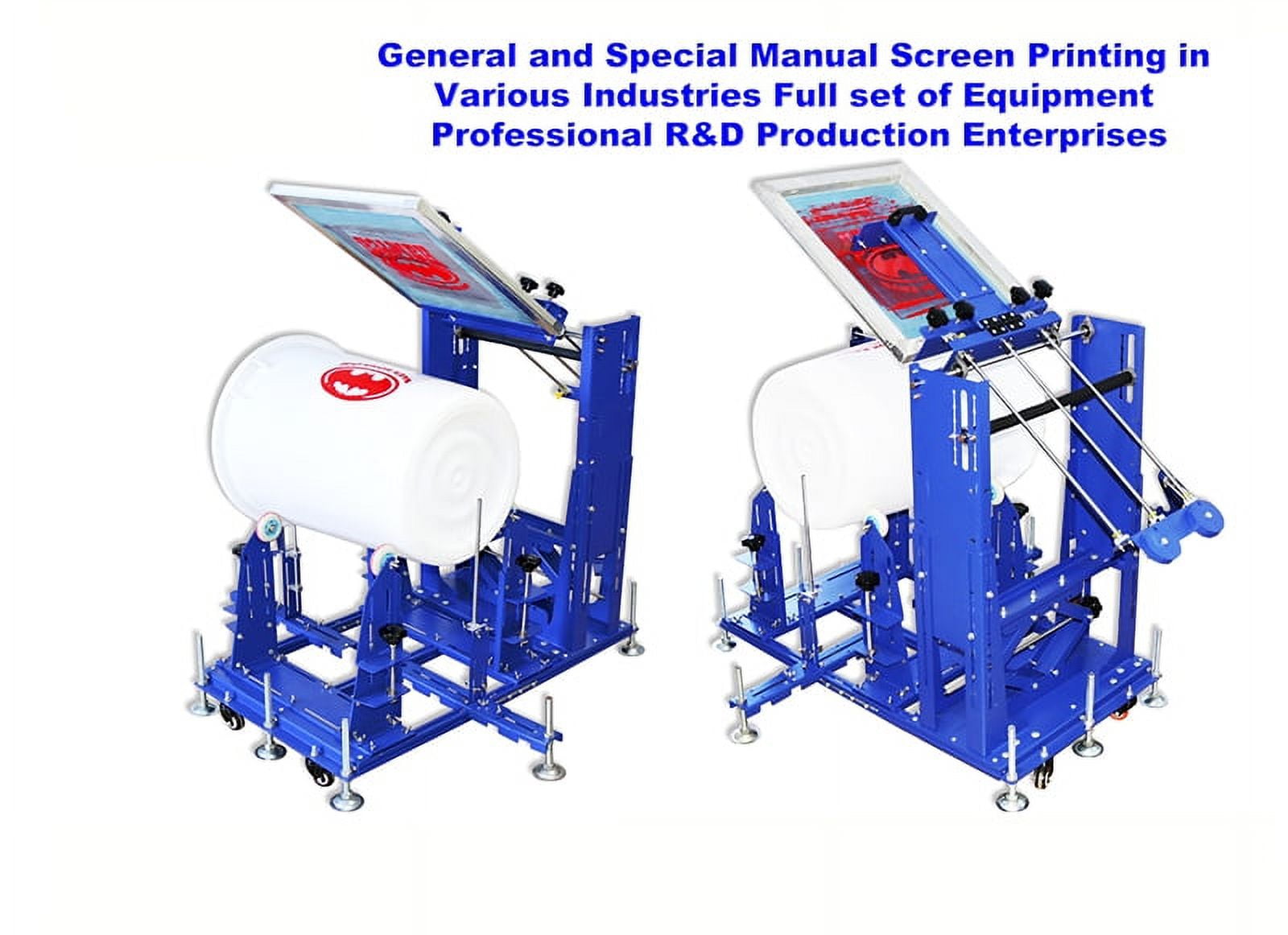 PreAsion Curved Screen Printing Machine 11.8-31.5 Inche Diameter Silk ...