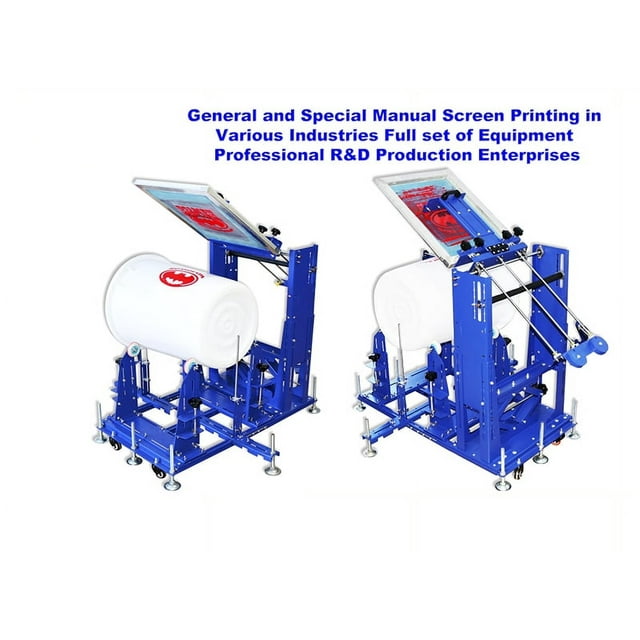 PreAsion Curved Screen Printing Machine 11.8-31.5 Inche Diameter Silk ...