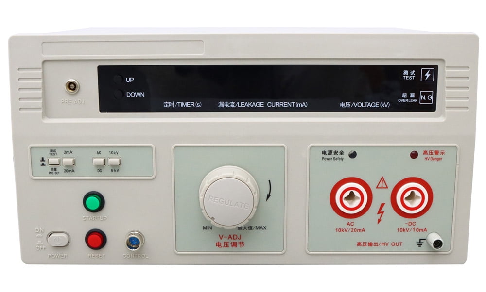 PreAsion Digital Withstand Hi-Pot Tester AC/DC 10KV 100VA Insulation ...