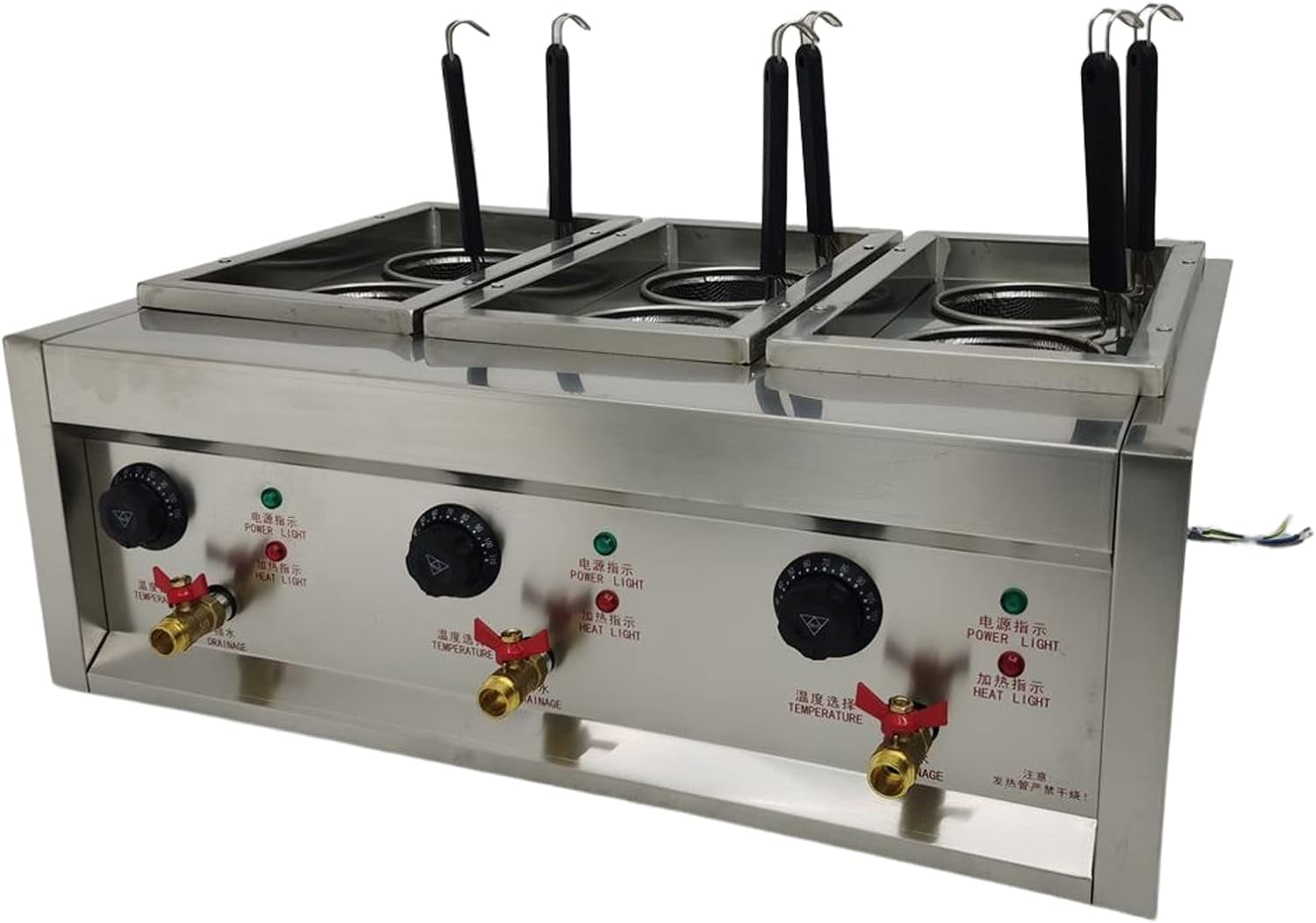 PreAsion Electric 6 Holes Noodles Cooker Machine Boiler Cooker Machine ...