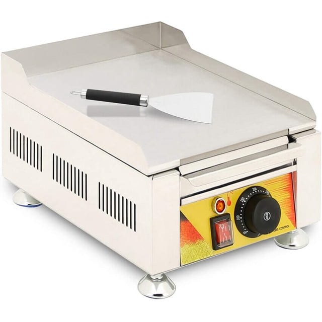 PreAsion Electric Mini Griddle Stove Countertop Flat Cooking Grill ...