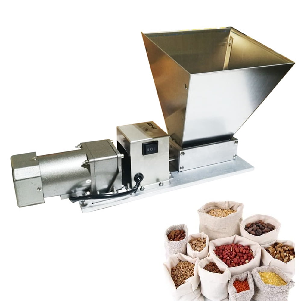 PreAsion Electric Stainless Steel Grinder 2 Rollers Home Brew Grain ...