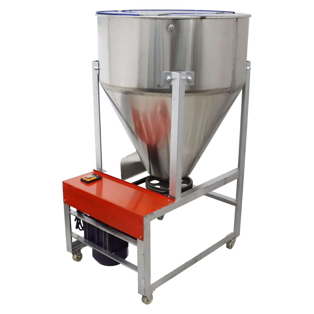 PreAsion Feed Mixer Granular Plastic Food Powder Mixer 100kg/220Lbs SS ...