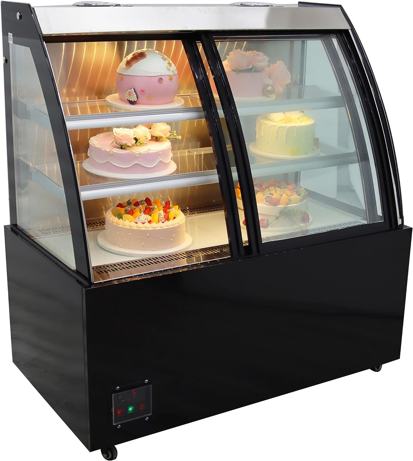 PreAsion Floor-to-ceiling Refrigerated Display Cabinet 47inch ...