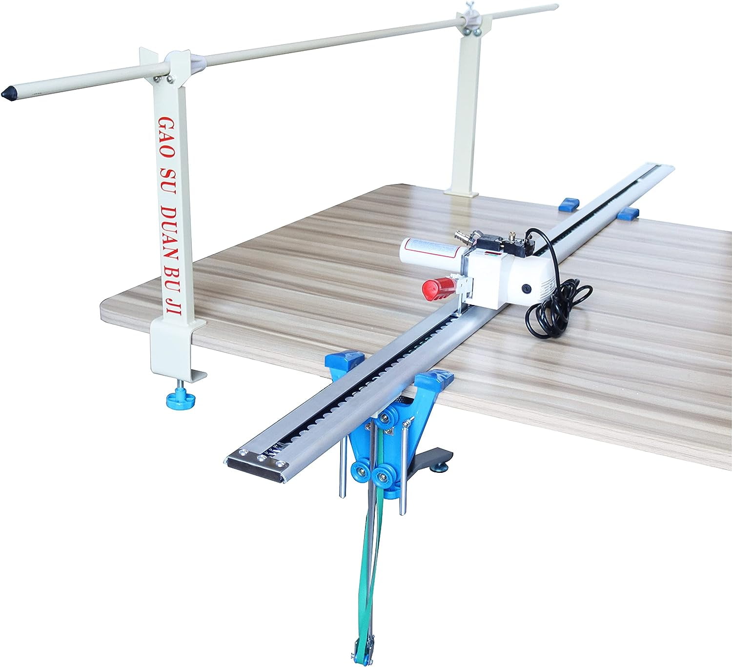 PreAsion High Speed Fbric Cutter Electric Cloth Cutter Digital Counter ...