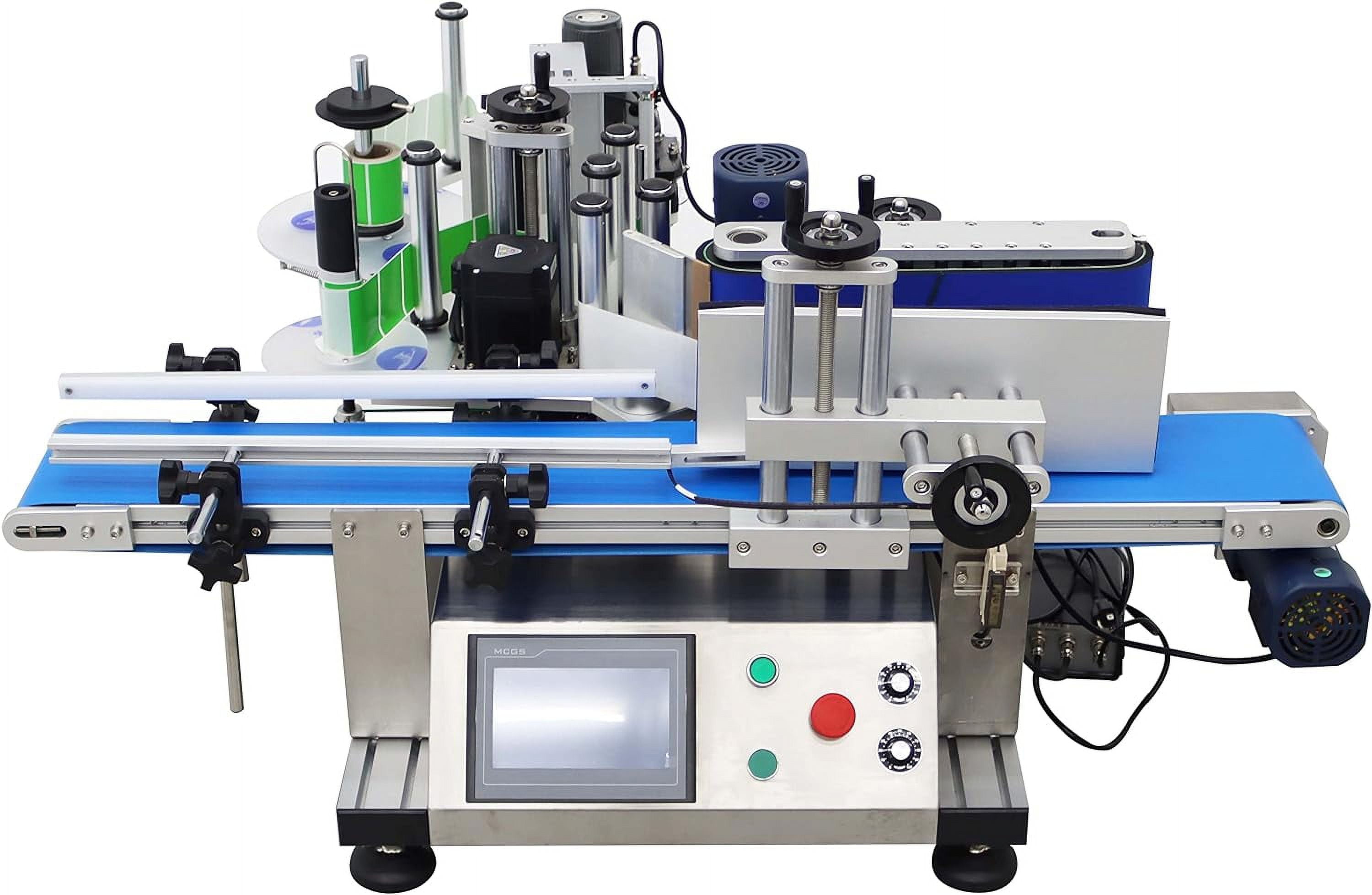 PreAsion LT-150D automatic desktop conveyor table round bottle high speed marking and labeling ...