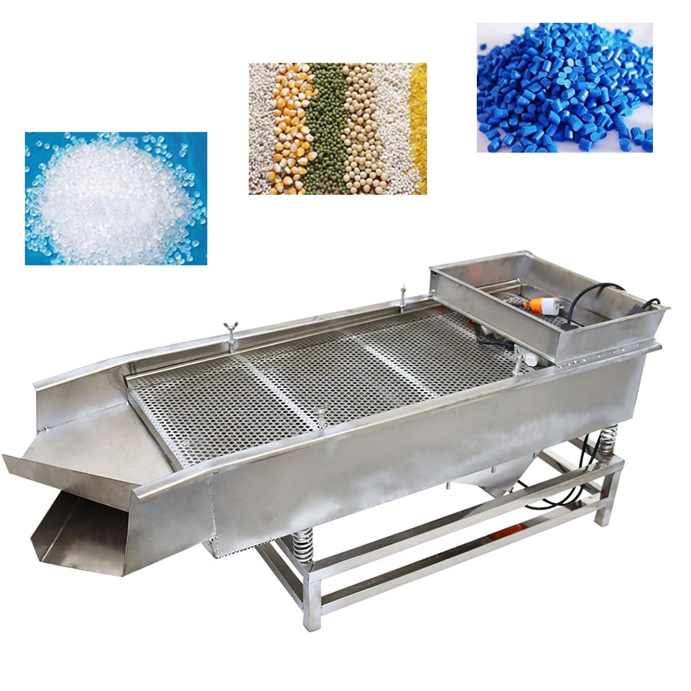 PreAsion Linear Vibrating Screen Stainless Steel Double Layer Shaker ...