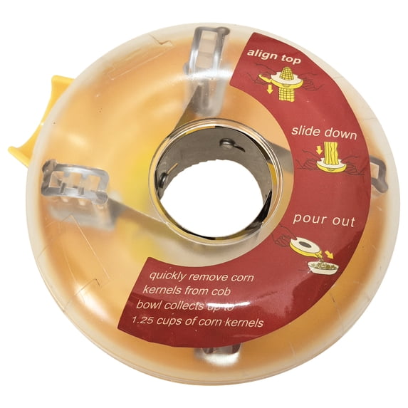 "Preasion Manual Corn Peeler, One-Step Kerneler, Stainless Steel Blade ...