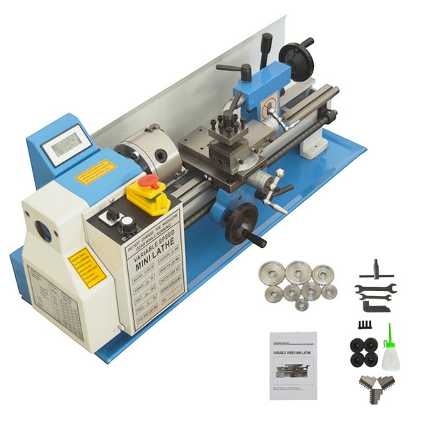 PreAsion Mini Metal Lathe Bench Lathe Table Lathe Mini Lathe Metric ...