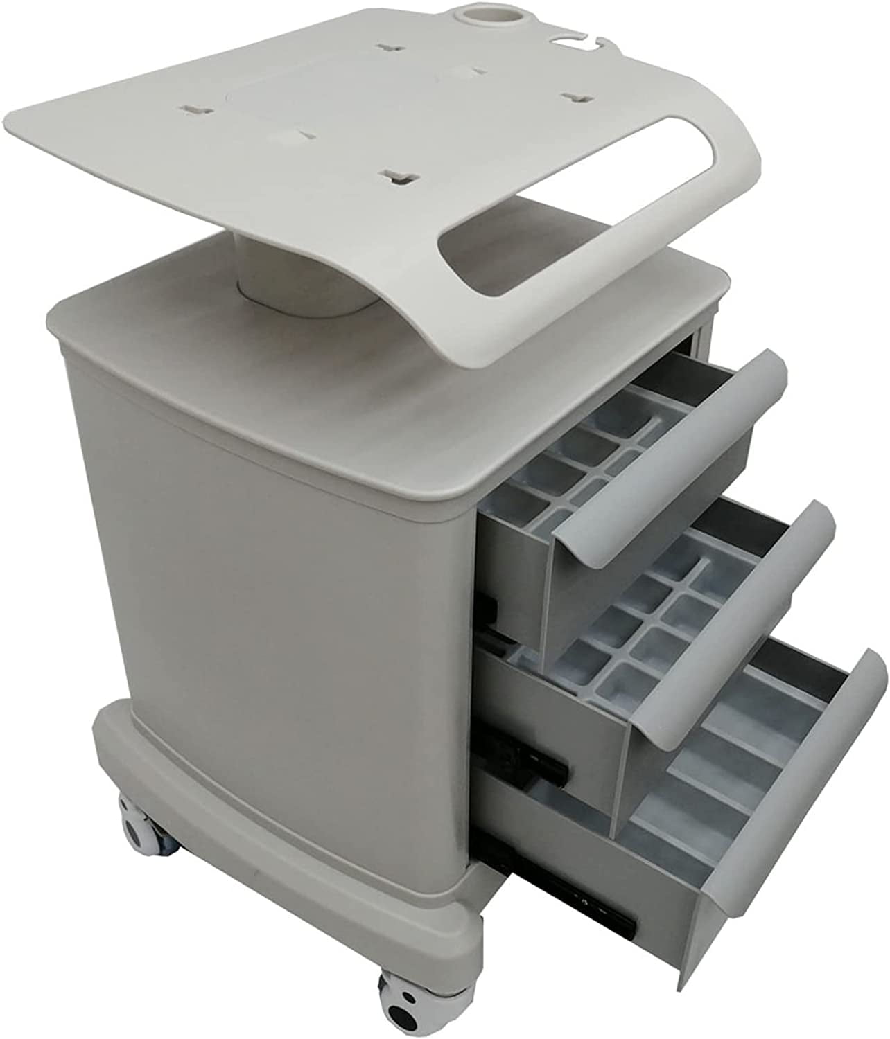 PreAsion Mobile Trolley Cart for Ultrasound Imaging Scanner ABS ...