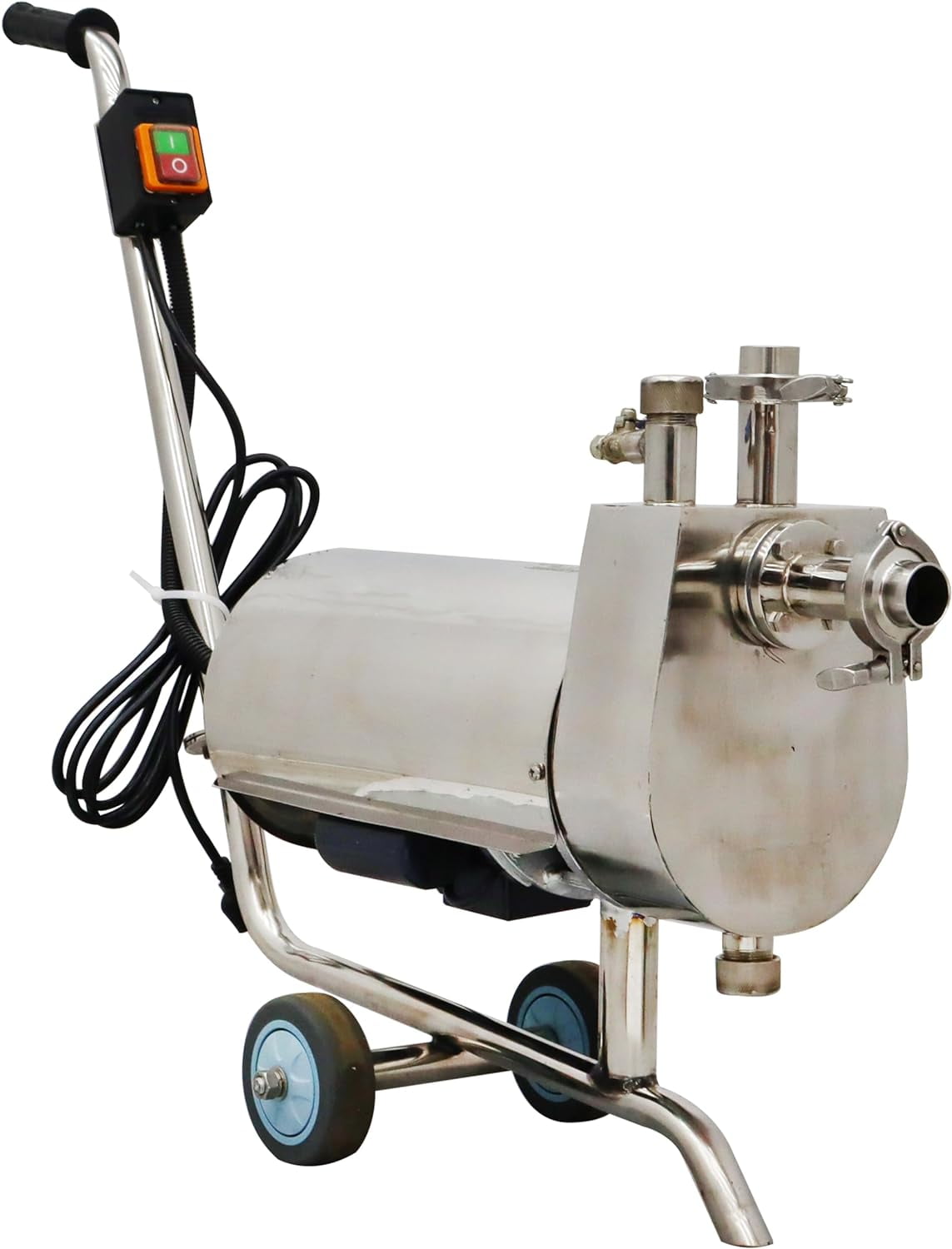 PreAsion Movable 110V Stainless Steel Self-priming Pump 3 Ton Food ...