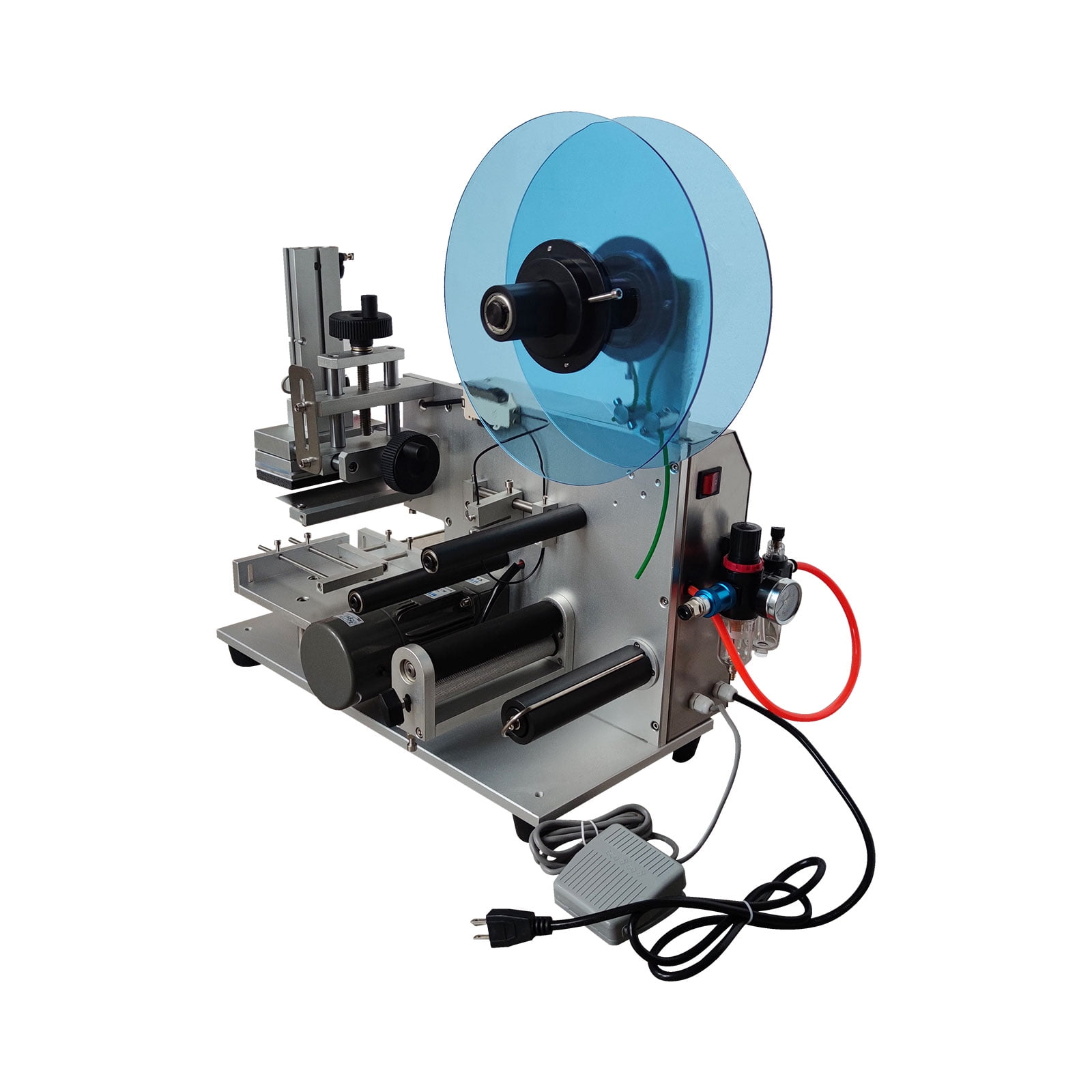 PreAsion Semi-auto Flat Surface Labeler Labeling Machine Self-Adhesive ...