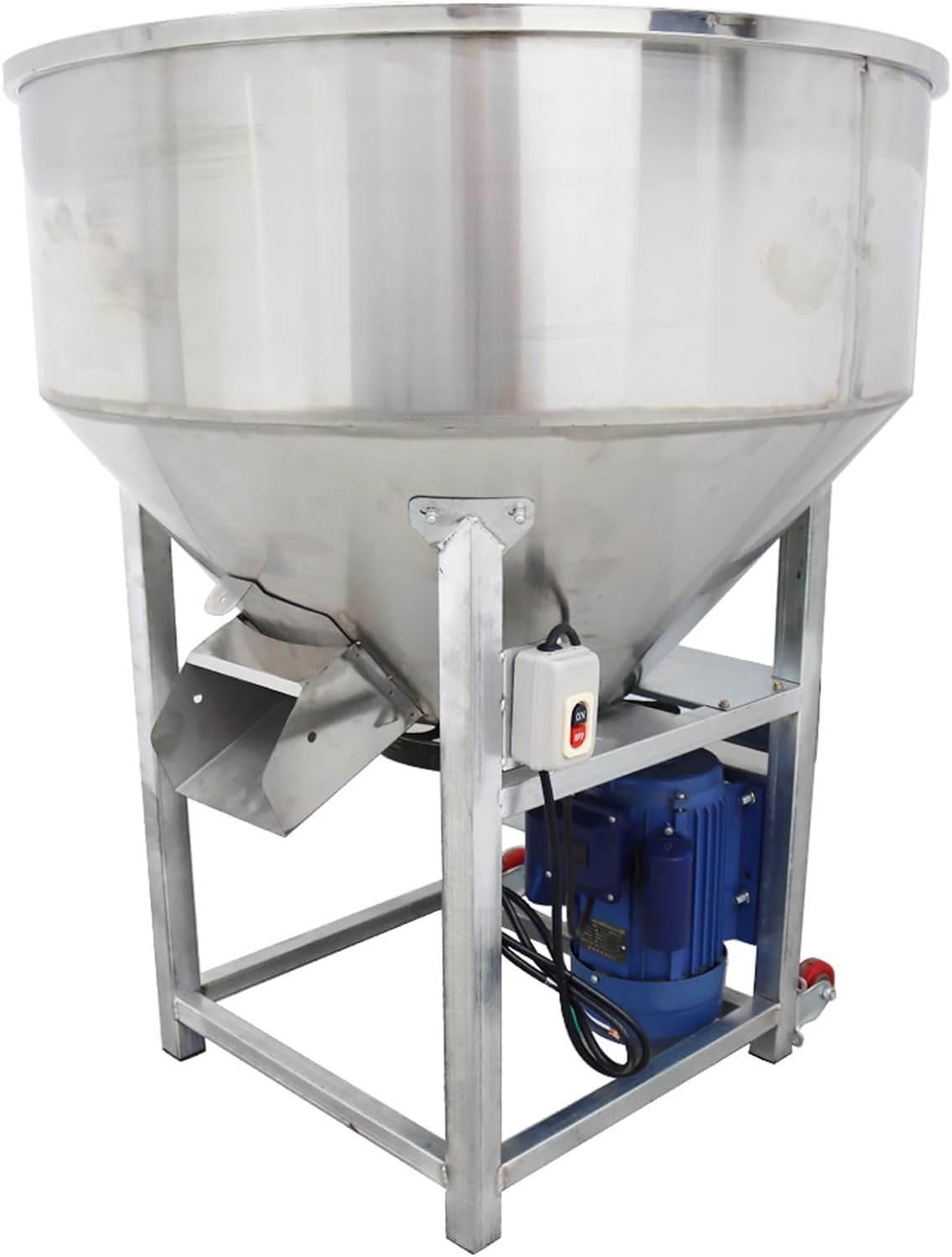 PreAsion Stainless Steel Feed Mixer Granular Plastic Grain Mixer Dry ...