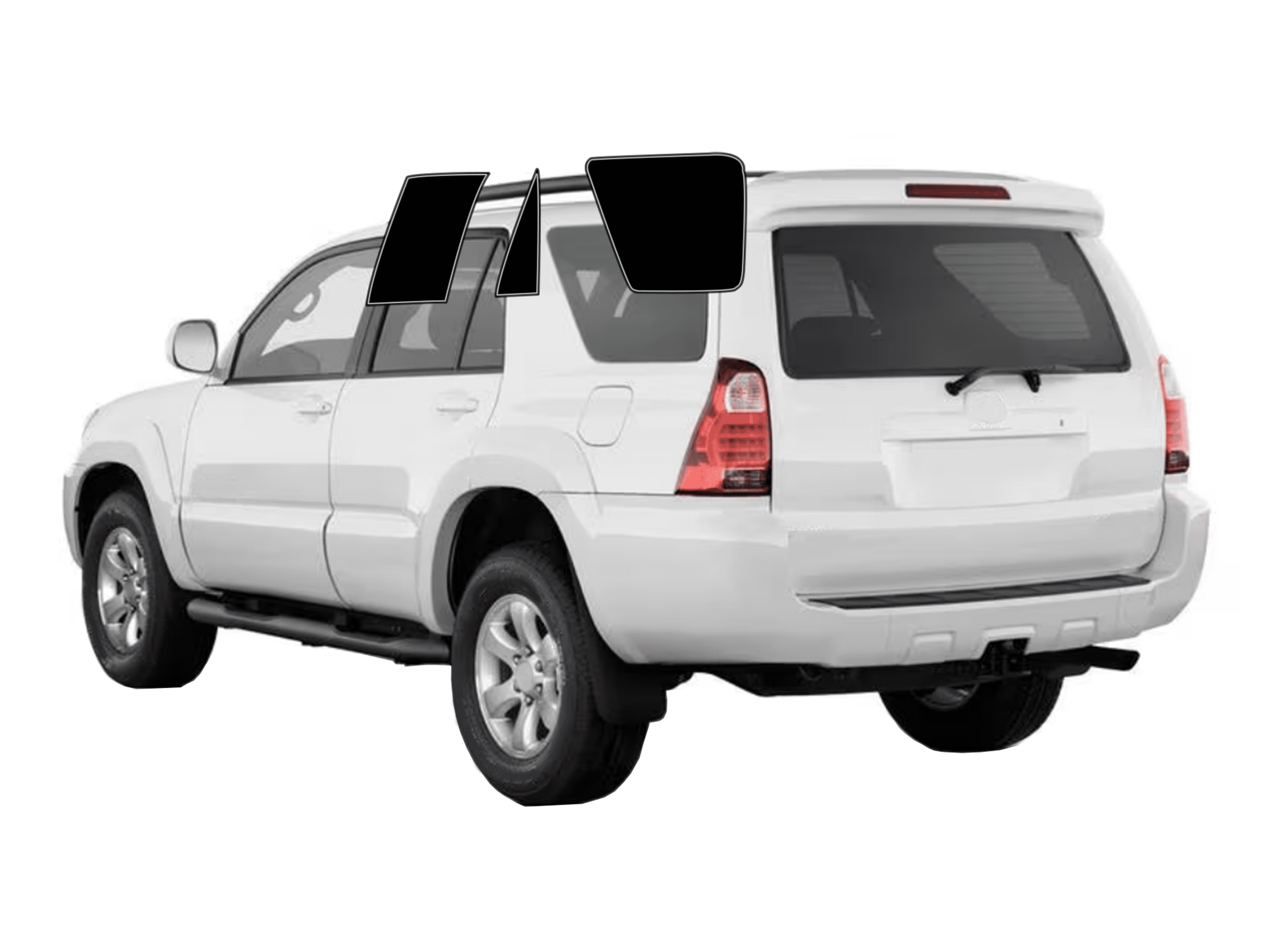 PreCut Window Film for 2003-2009 Toyota 4Runner Back Window, UV-IR ...