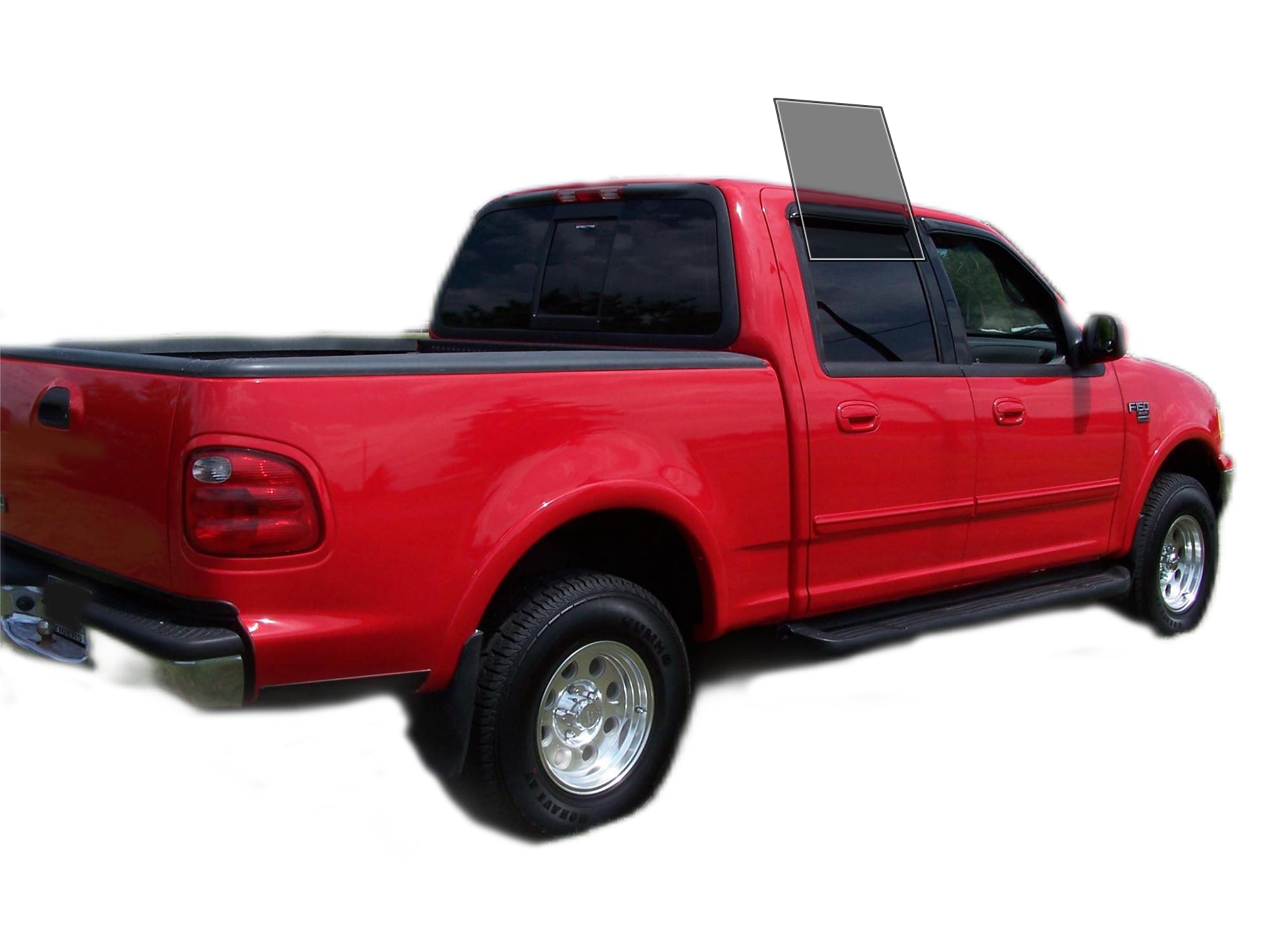 PreCut Window Film for Ford F150 Crew 1997-2003 Back Window, UV-IR ...