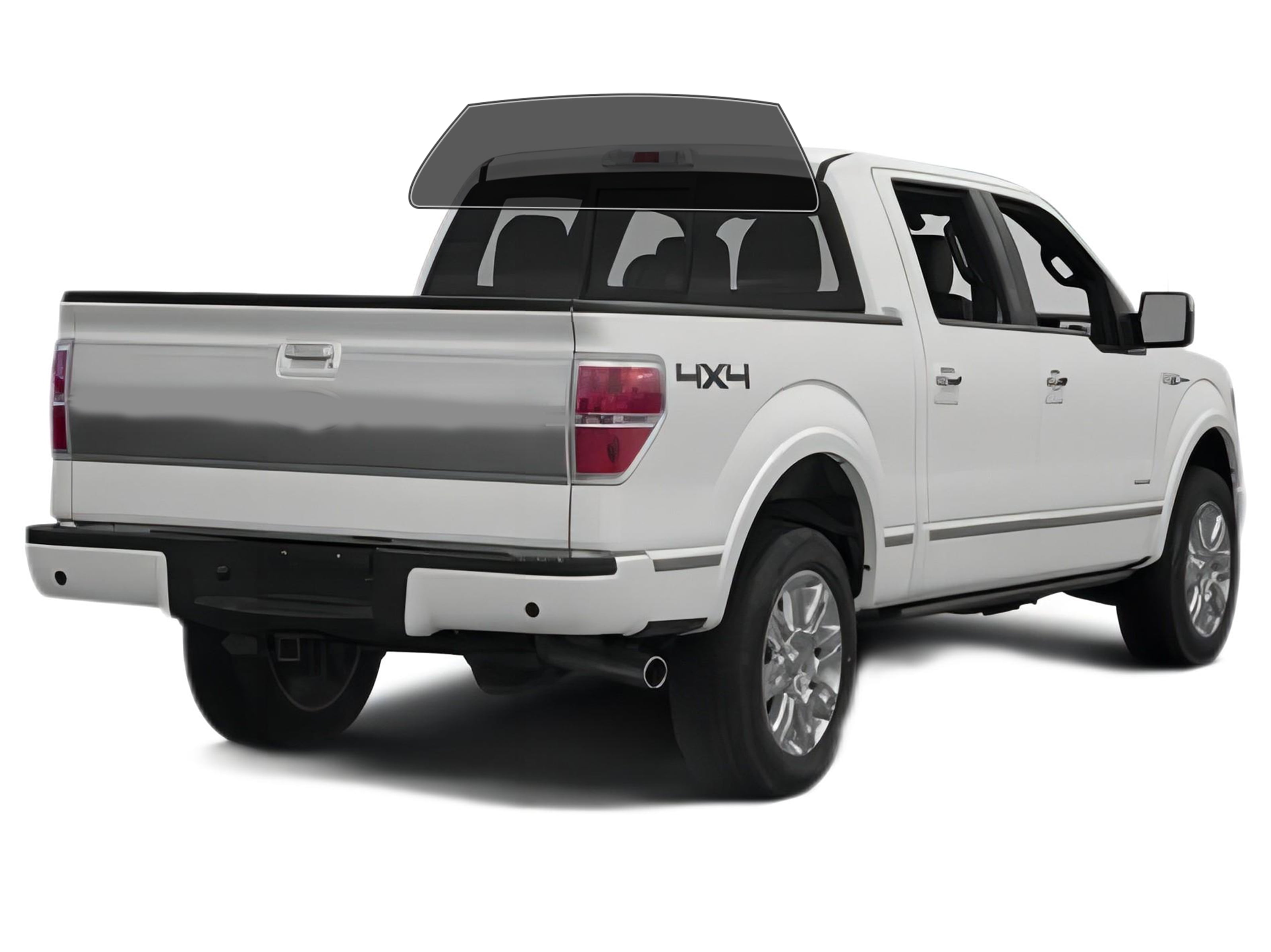 PreCut Window Film for Ford F150 Crew 2009-2014 Rear Window, UV-IR ...