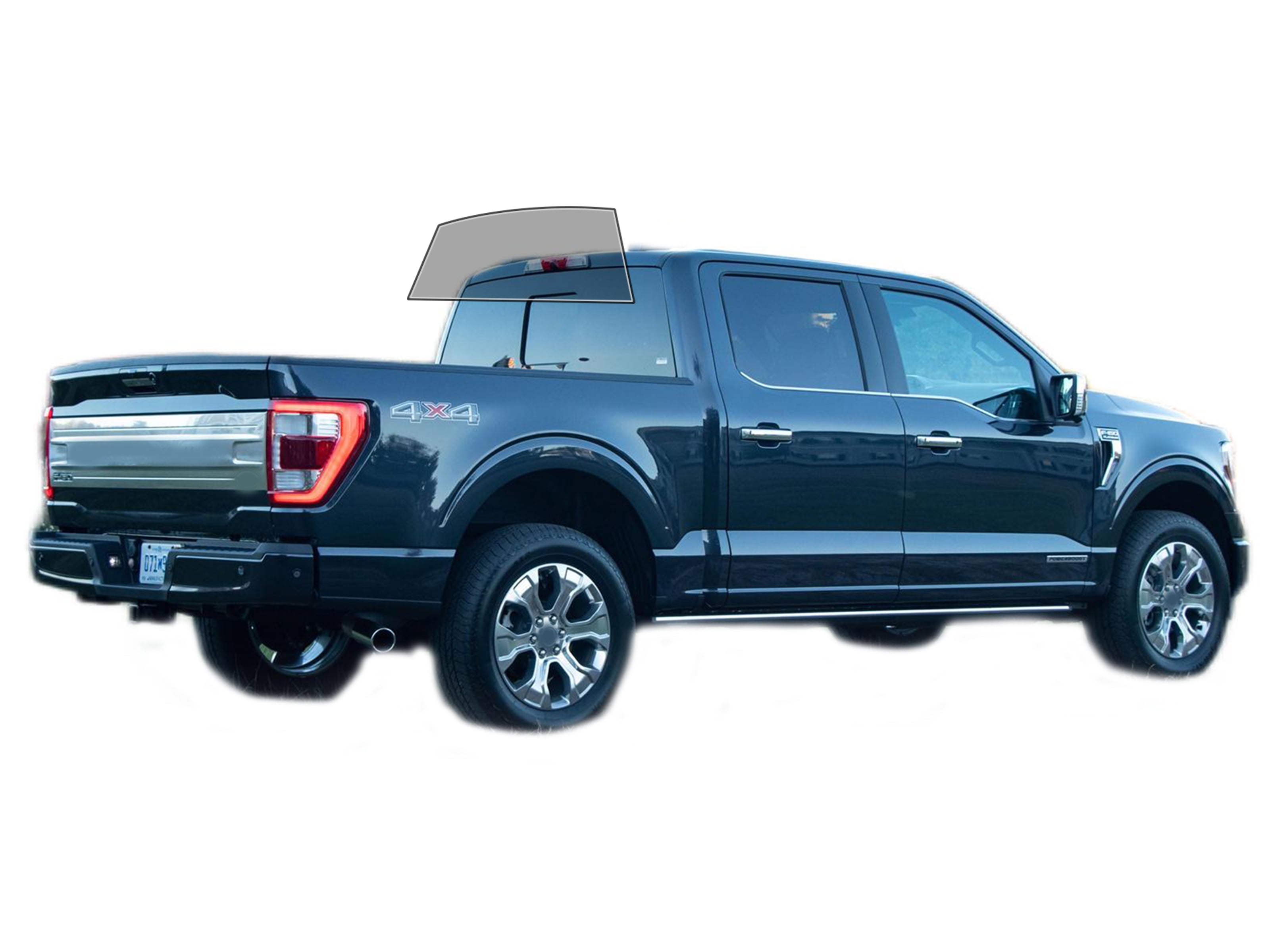 PreCut Window Film for Ford F150 Crew 2021-2025 Rear Window, UV-IR ...
