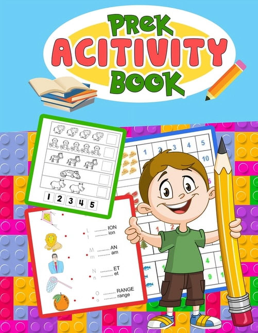 PreK Activity Book: Wonderful Activity Book For Preschool, PreK ...