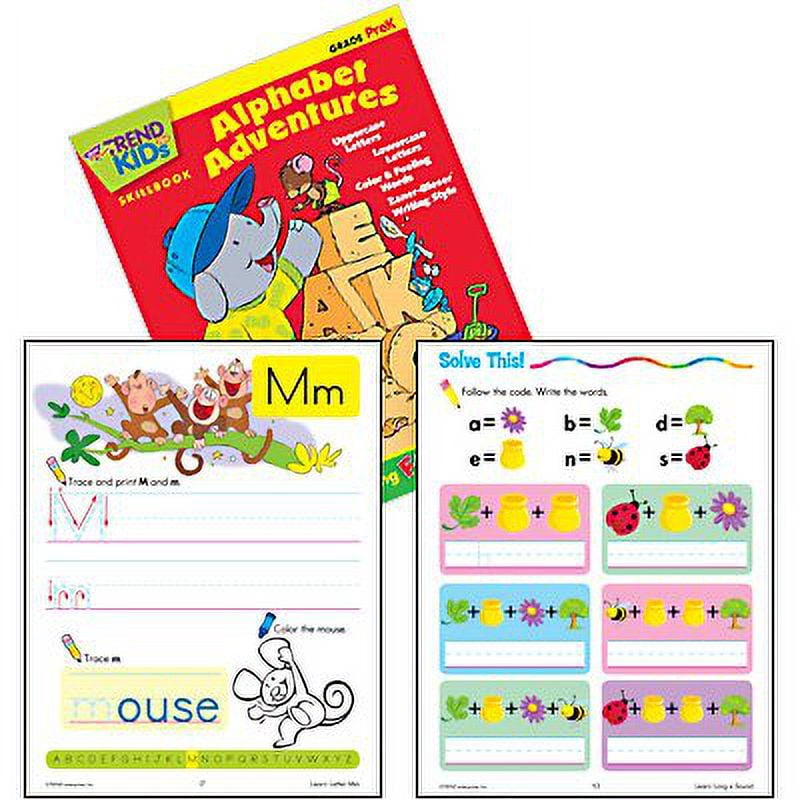 PreK Alphabet Adventures Skillbook - Walmart.com