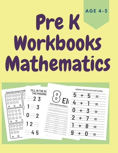 PreK Workbooks Age 4-5 Mathematics: Homeschool Math Workbook for ...