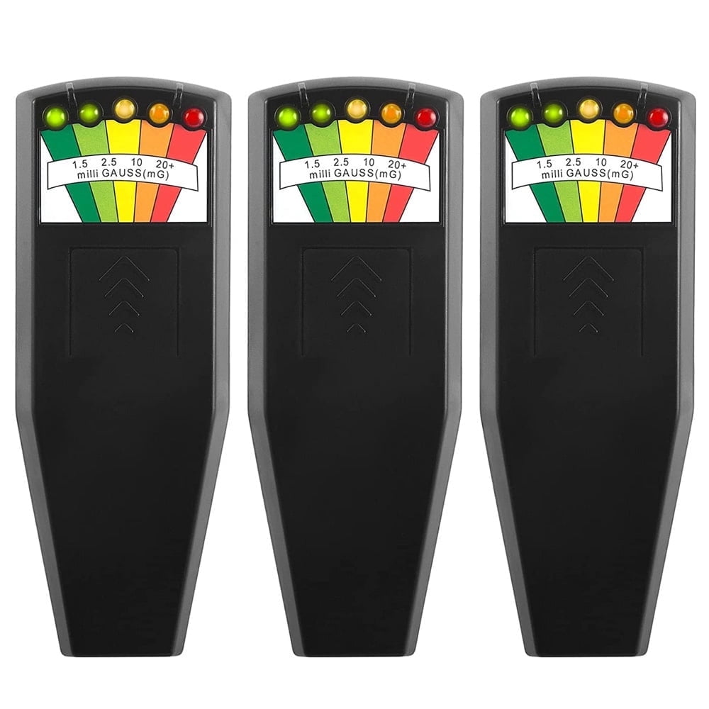 PrePat 2 Pack LED EMF Meter Magnetic Field Detector Ghost Hunting ...