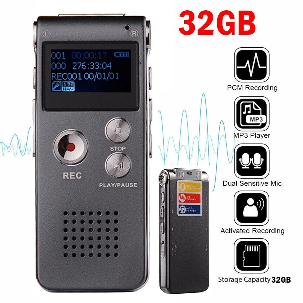 PrePat 32G Paranormal Ghost Hunting Equipment Digital EVP Voice ...