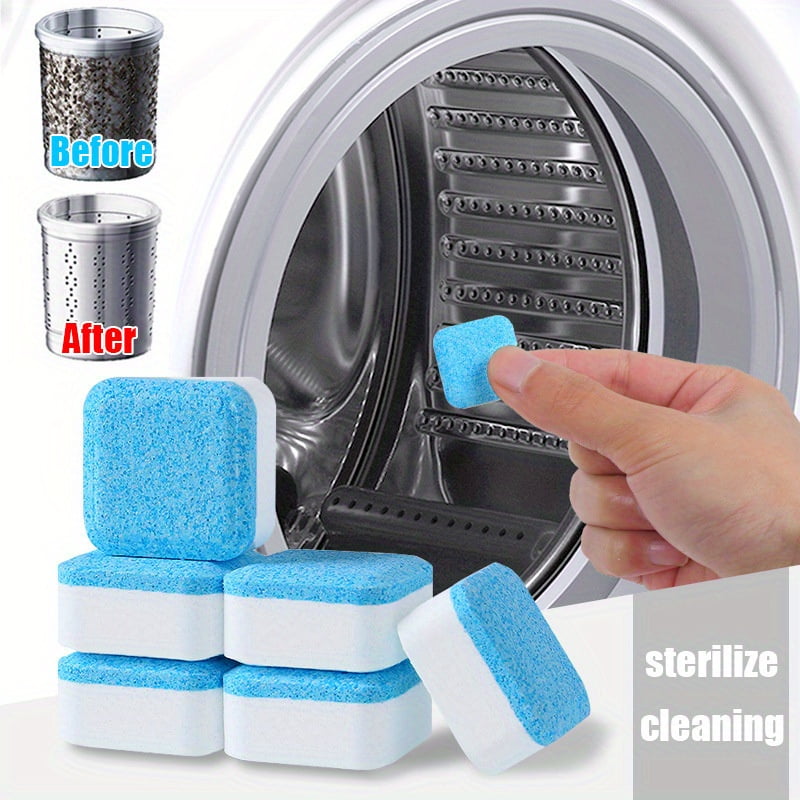 PrePat 4Pcs Washing Machine Cleaner Tablets - Effervescent Dirt ...