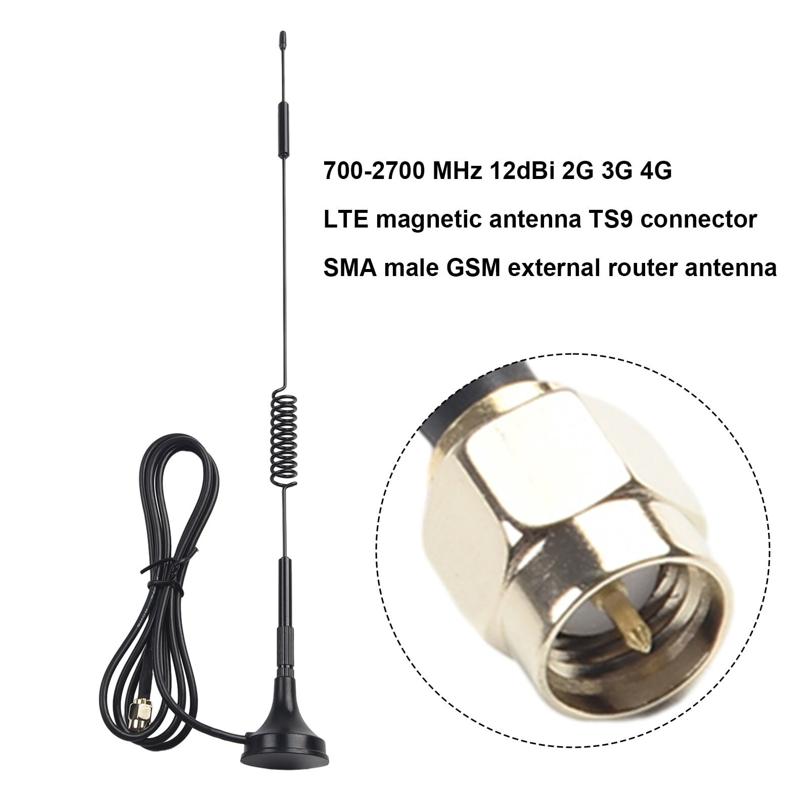 PrePat Long range GSM External Antenna with 12dBi Gain Perfect for CB ...