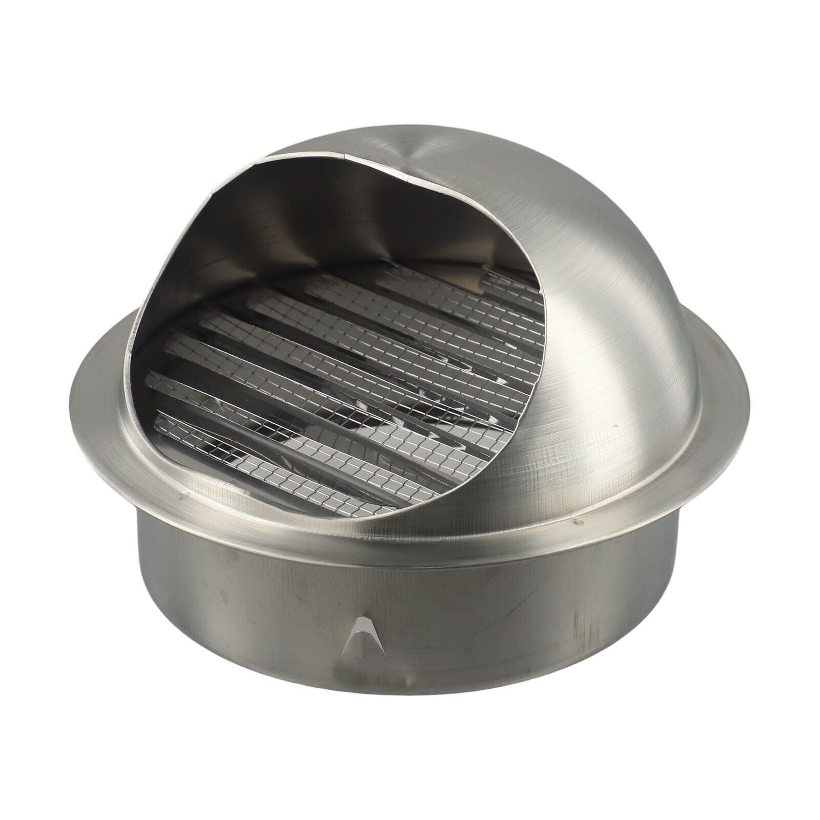 PrePat Stainless Steel Wall Air Vent Extractor Fan Grille & Non Return ...