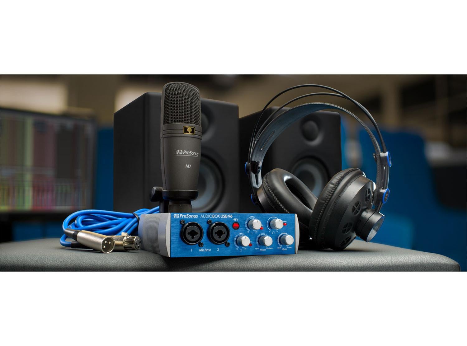 PreSonus AudioBox Studio Ultimate Bundle: Music Equipment, Software Kit ...