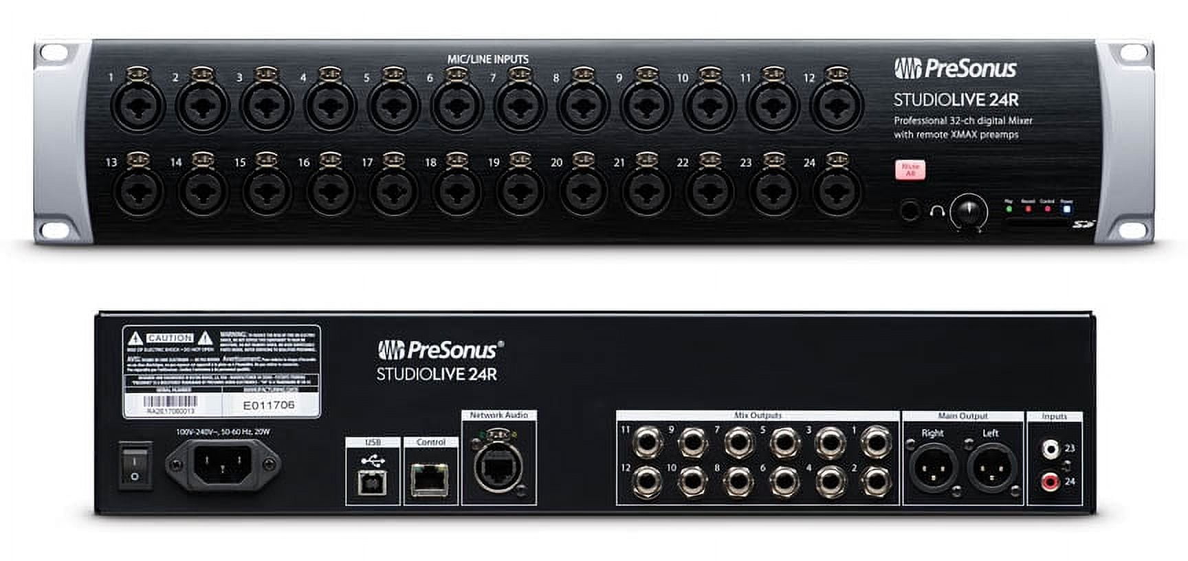 PreSonus StudioLive 24R Series III Digital Mixer with 128-Channel USB ...