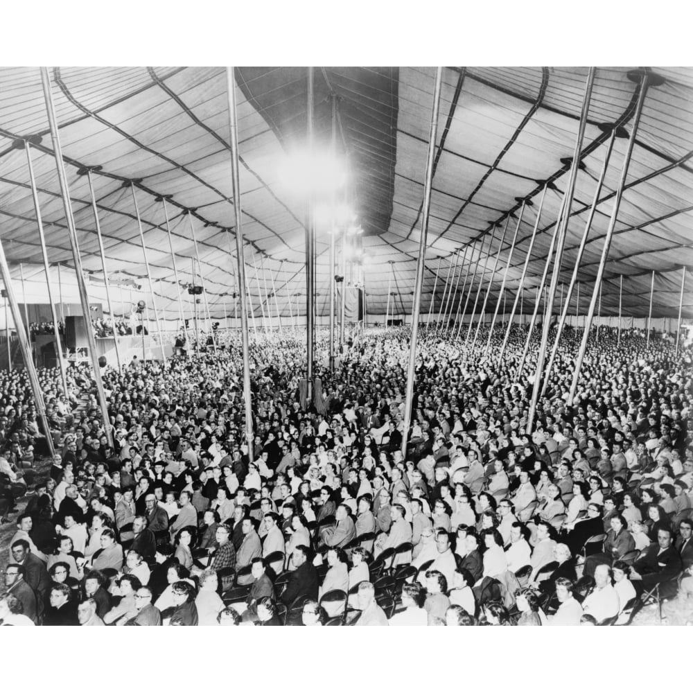 Preacher Oral Roberts Conducted Evangelistic And Faith Healing Crusades ...