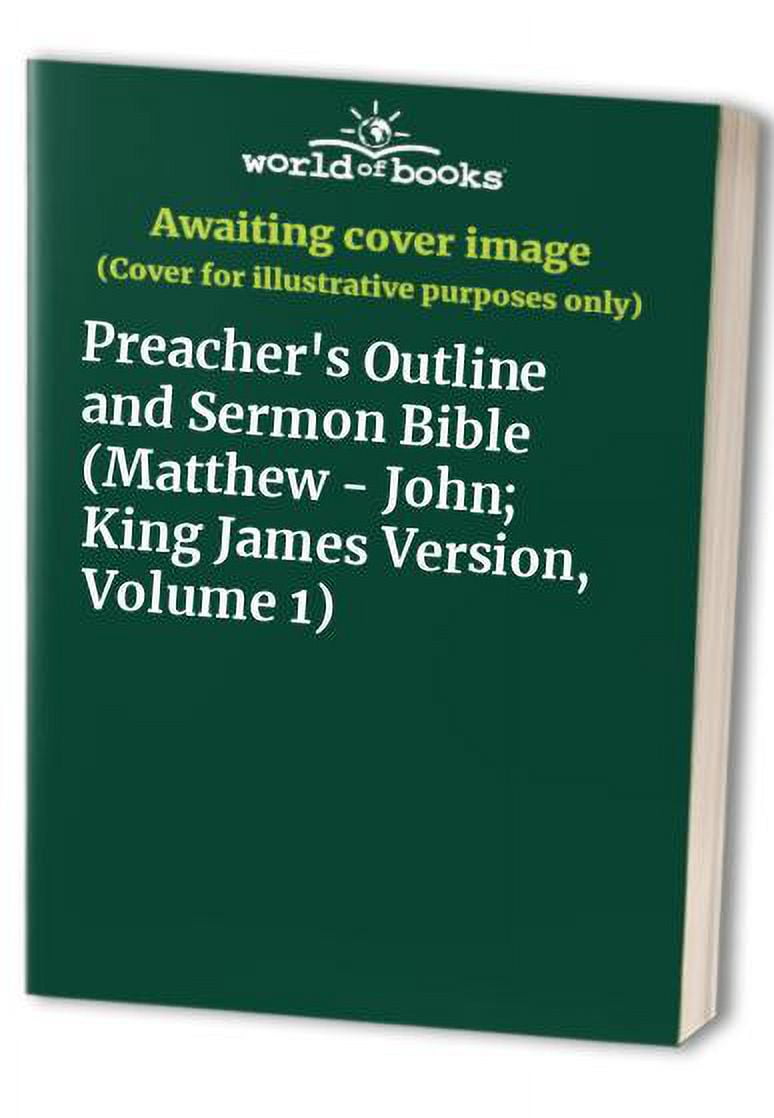 Pre-Owned Preacher's Outline and Sermon Bible (Matthew - John; King ...