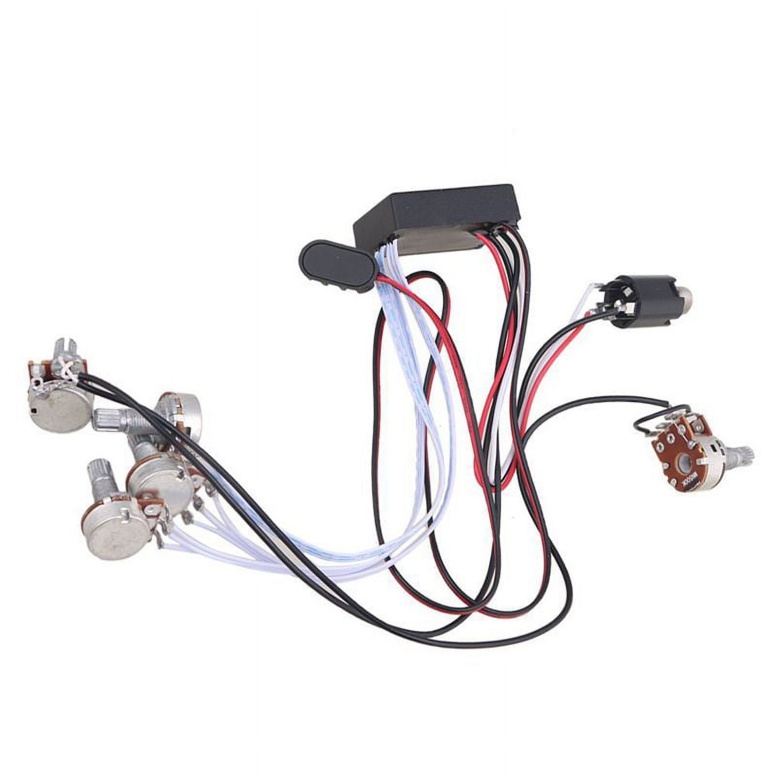 Preamp 3 Band Equalizer EQ Harness Guitar Tone Control System for ...