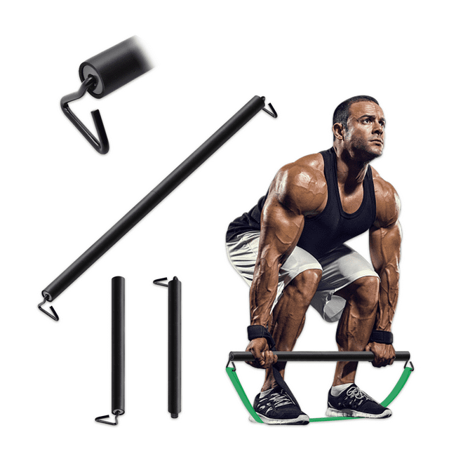 Prebene Gym Accessories: Resistance Band Bar, Portable Weightlifting ...