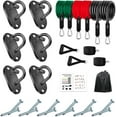 Prebene Steel Wall Mount Workout Anchors, Home Gym Exercise Anchors ...