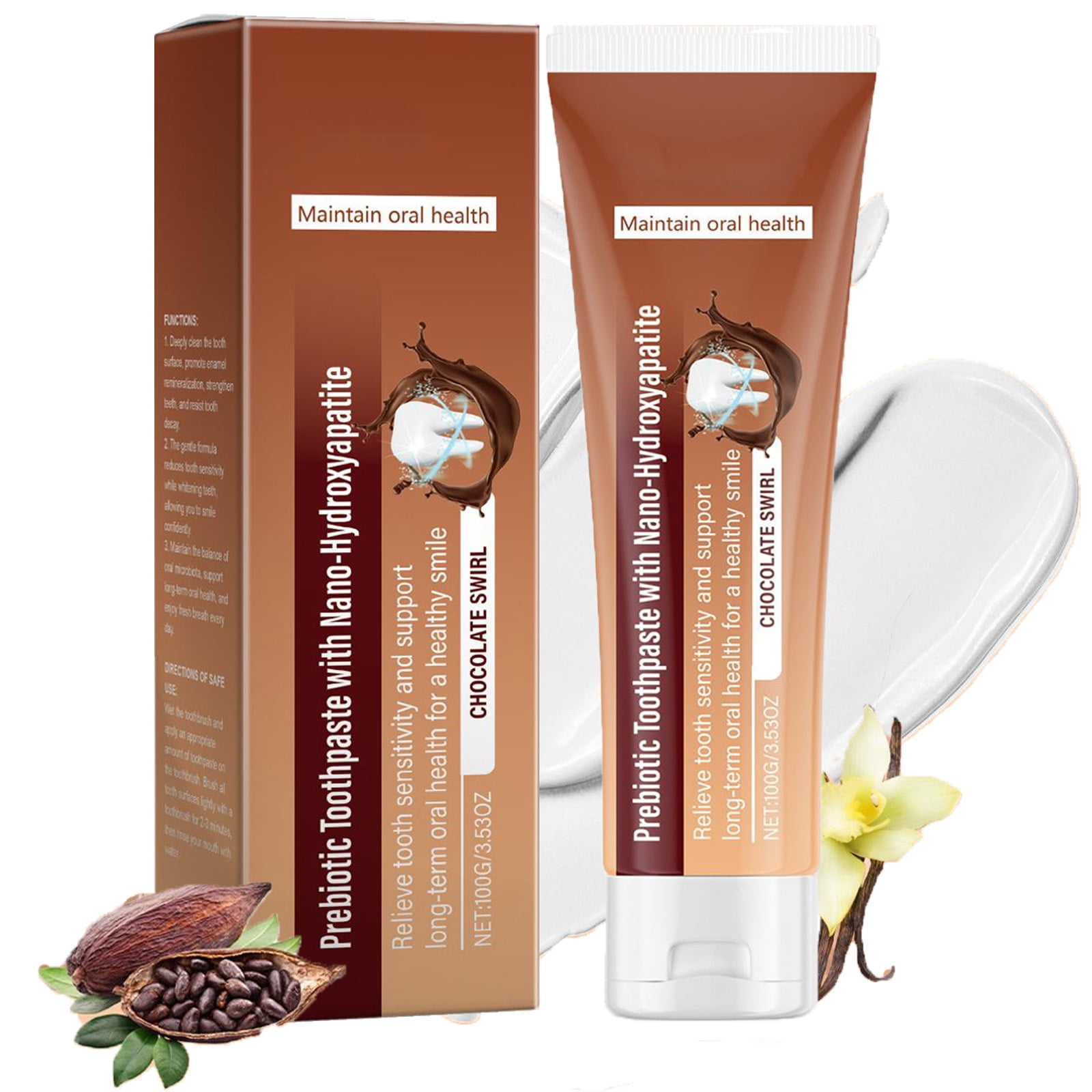 Prebiotic Toothpaste,Chocolate Toothpaste,Nano Hydroxyapatite ...