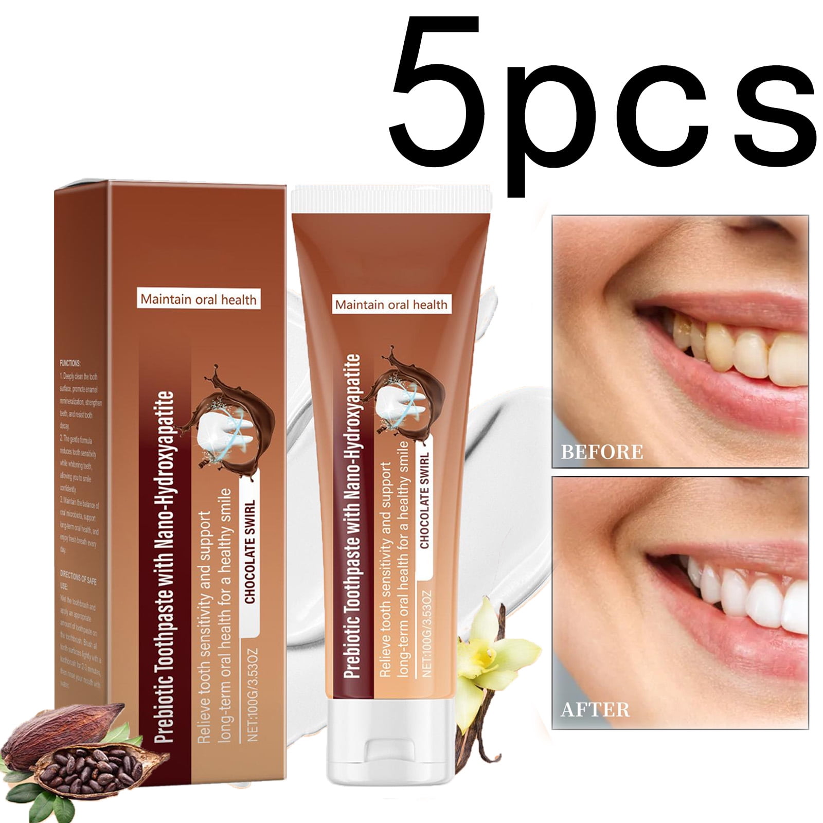 Prebiotic Toothpaste,Chocolate Toothpaste,Nano Hydroxyapatite ...