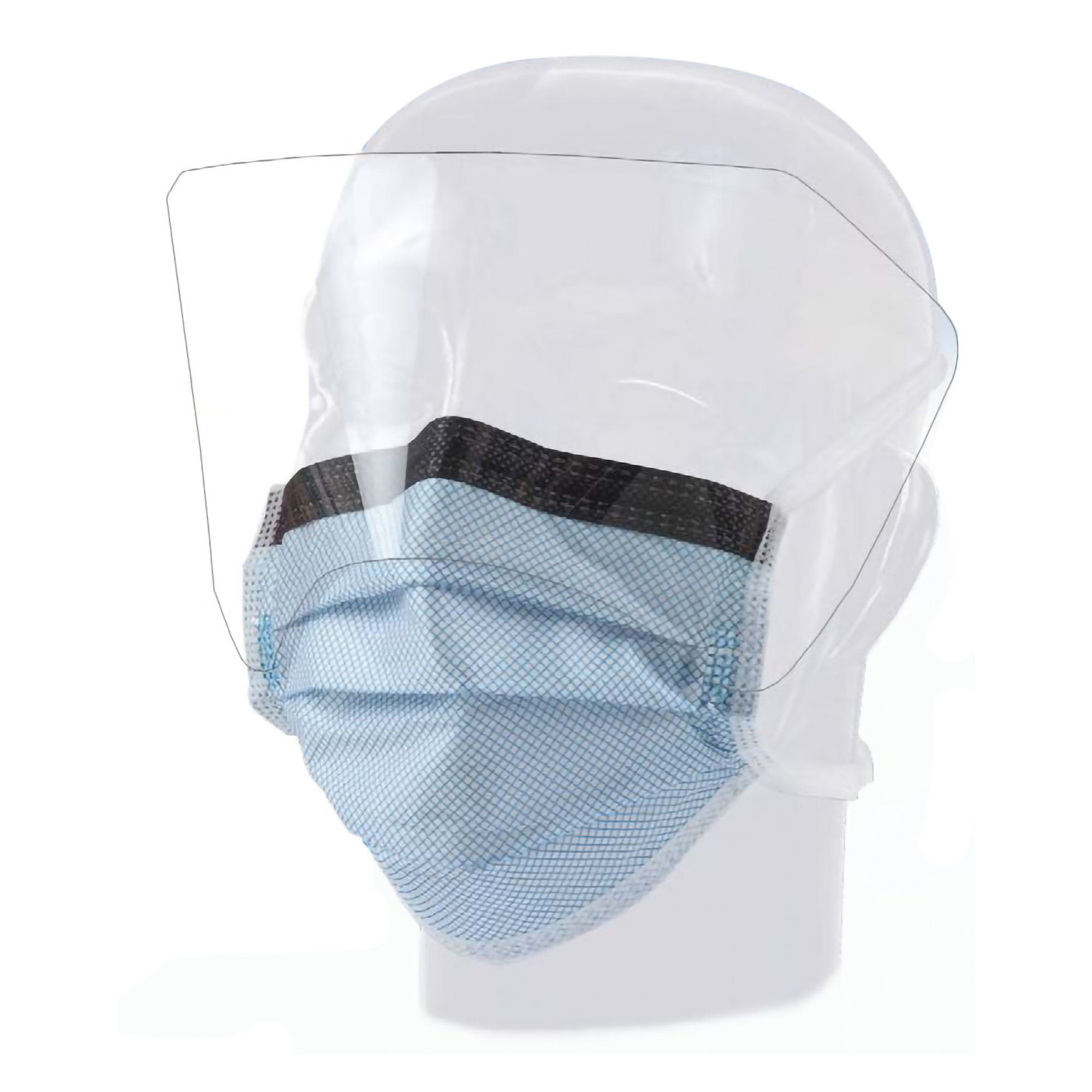 Precept Fluidgard Level 3 Surgical Mask with Anti-Fog/Glare Eye Shield ...