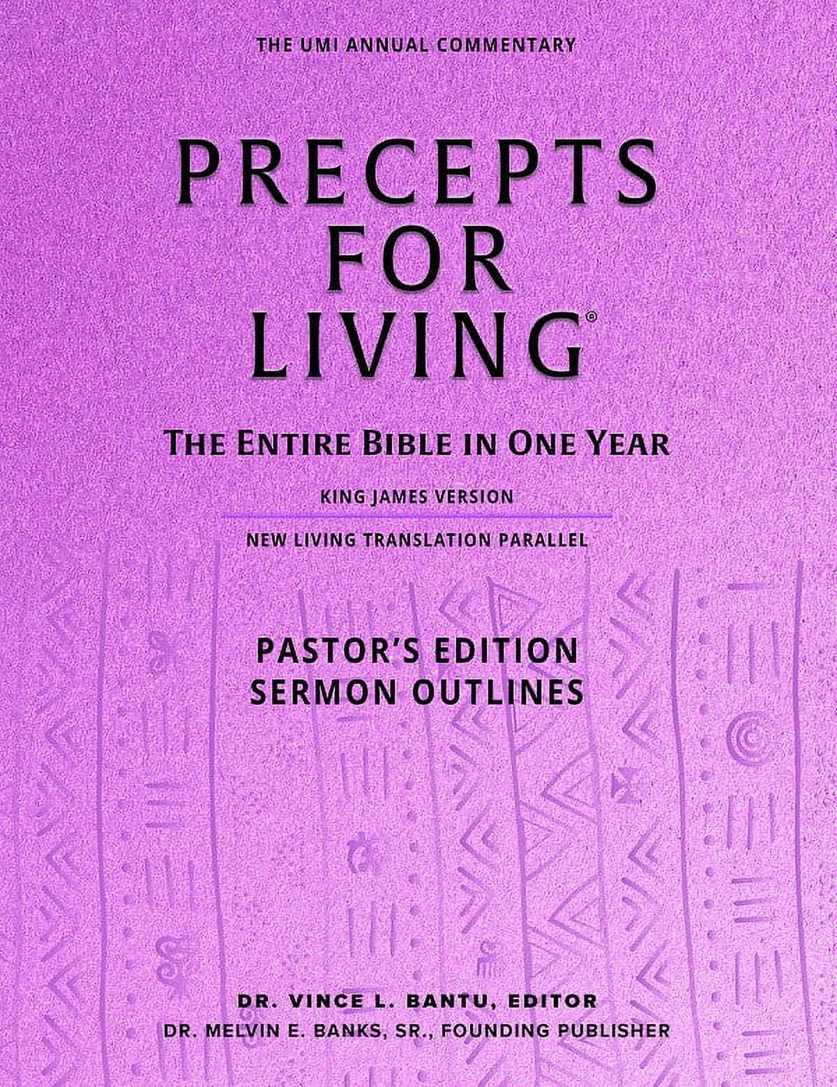 Precepts For Living: The UMI Annual Bible Commenta - Walmart.com