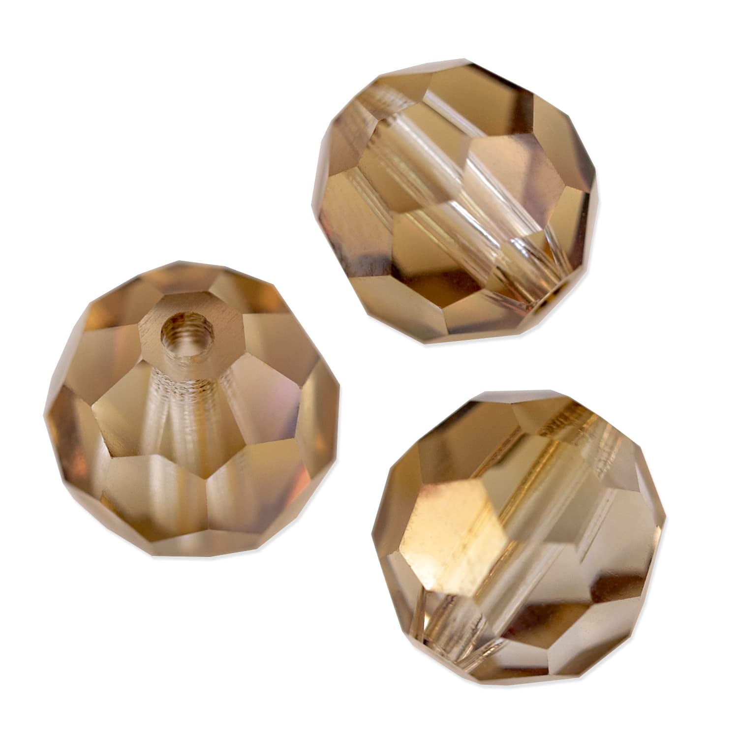 Preciosa Crystal Round Bead 8mm Crystal Celsian (Package of 10 ...