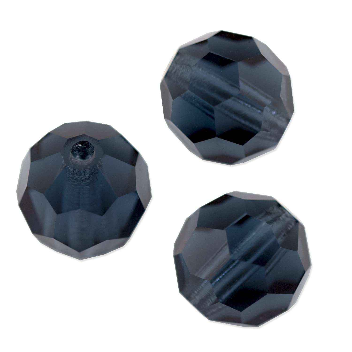 Preciosa Crystal Round Bead 8mm Montana (Package of 10) - Walmart.com