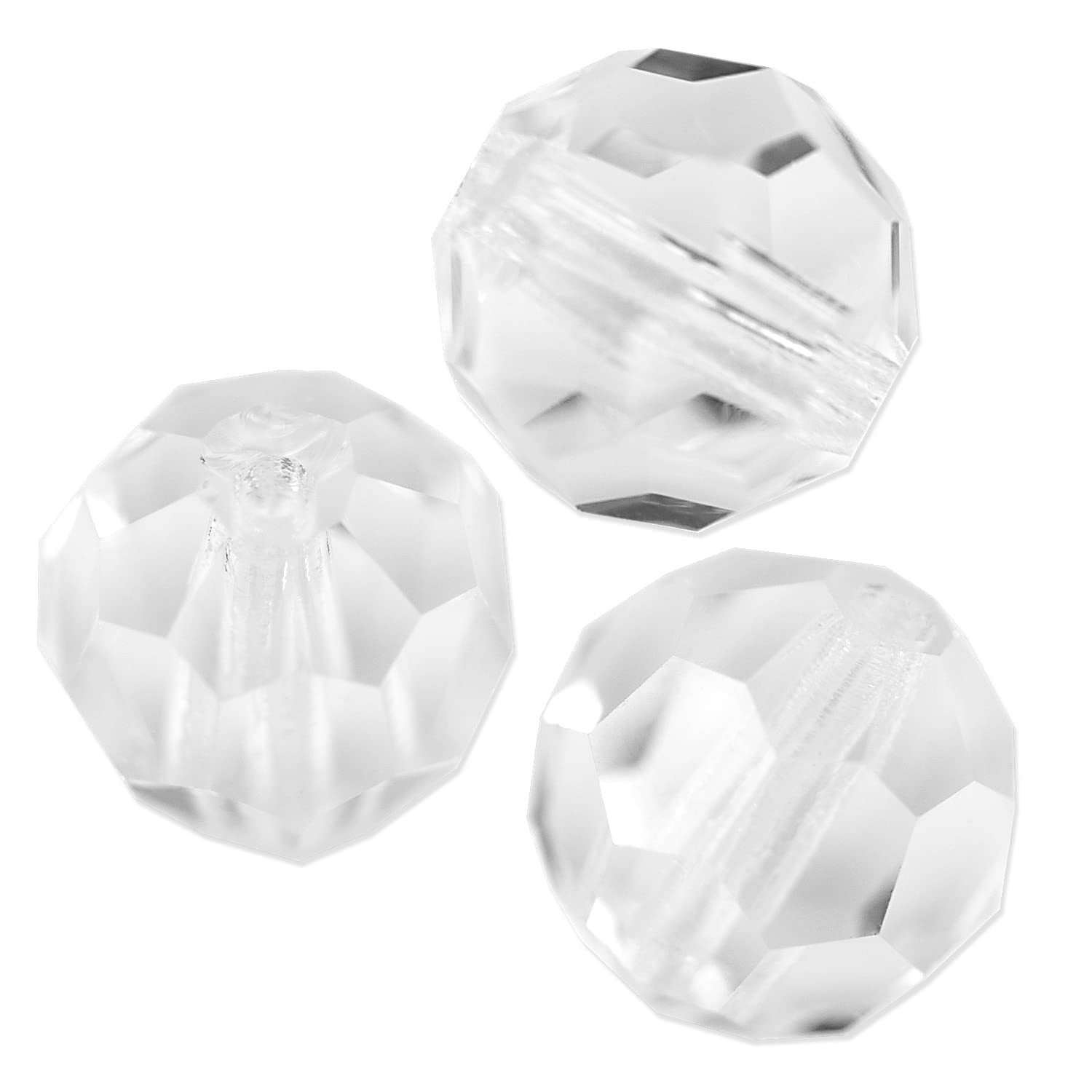 Preciosa Crystal Round Bead 8mm (Package of 10) - Walmart.com