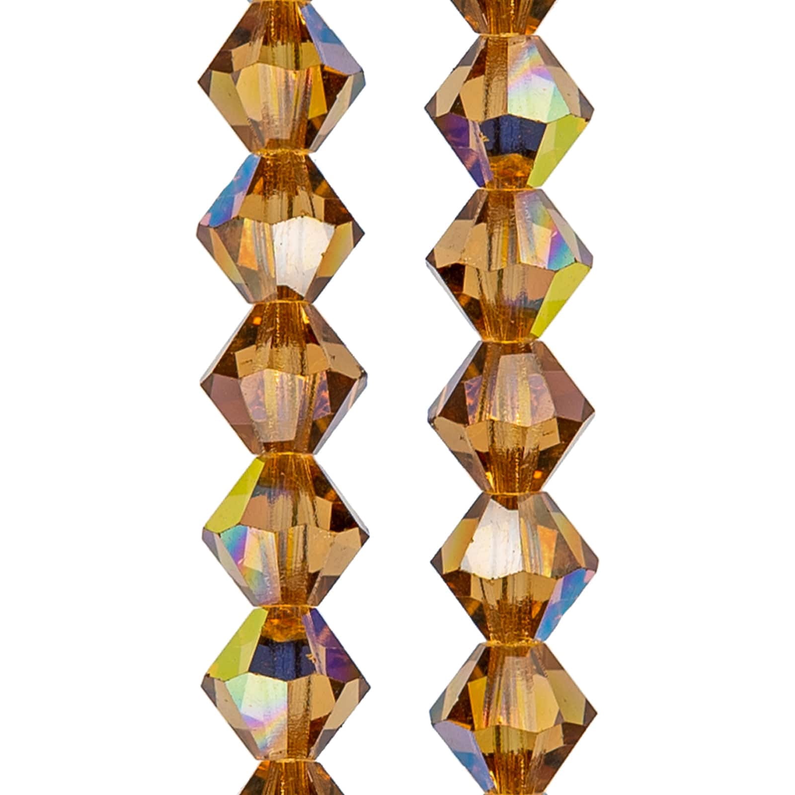 Preciosa Glass Crystal Bicone Beads, 6mm by Bead Landing™ - Walmart.com