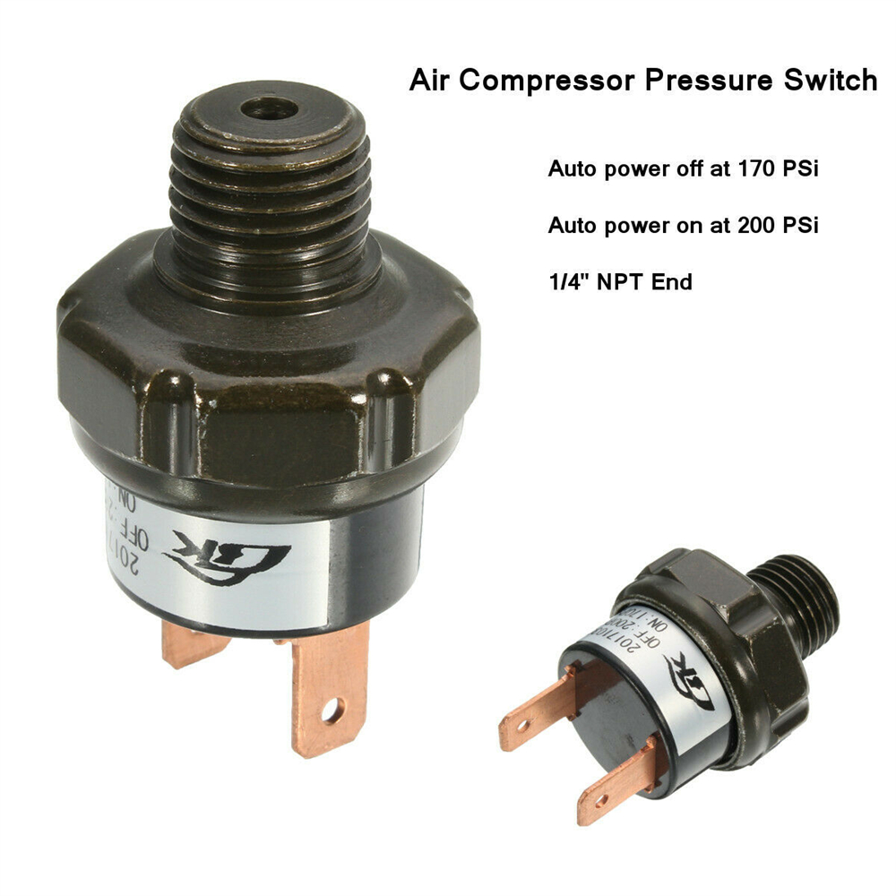 Precious Air Compressor, Pressure Switch 170 Psi On - 200 Psi Off ...