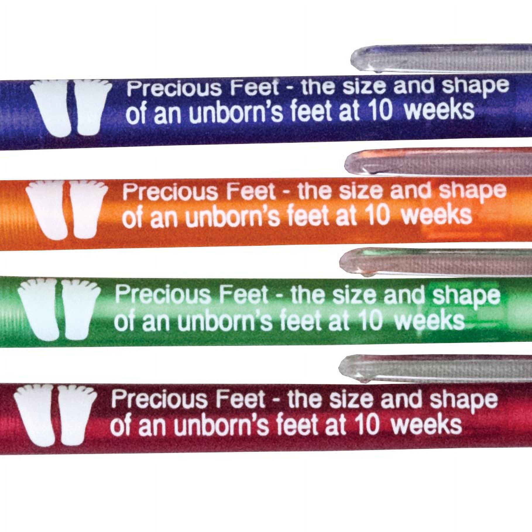 Precious Feet Pro-Life Pen (Pack of 100) - Walmart.com