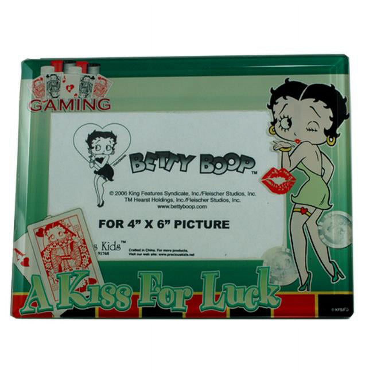 Precious Kids 32001 Betty Boop Frame-Kiss of Luck - Walmart.com