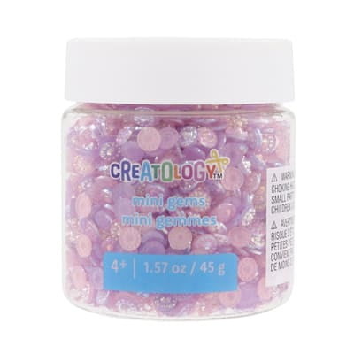 Precious Moment Mix Mini Gems by Creatology – Pink & Purple Polystyrene ...