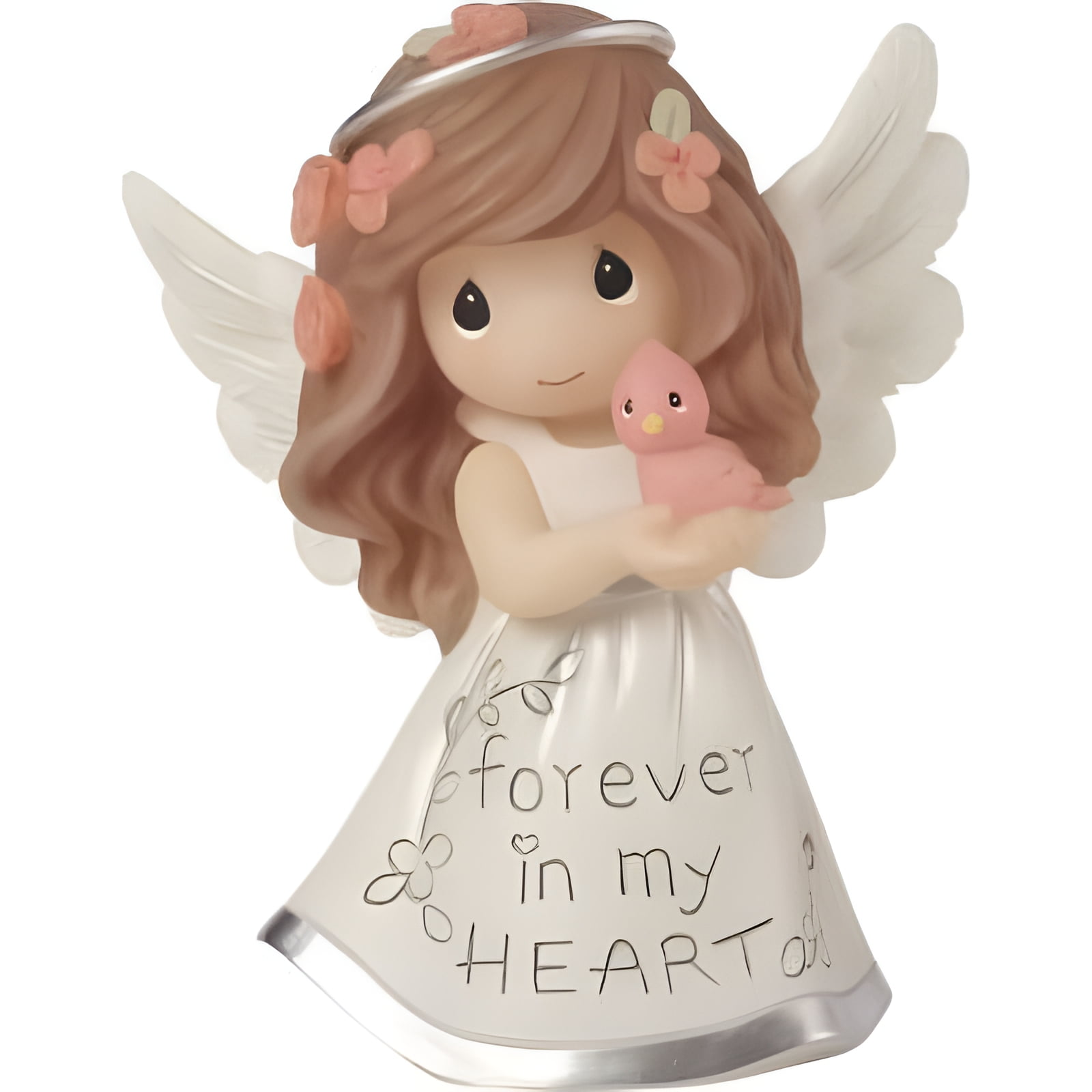 Precious Moments 136699 4 in. Angel Forever in My Heart Figurine ...