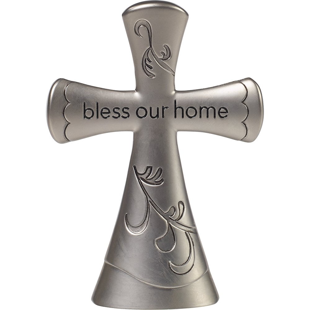 Cross-Bless Our Home (4.25 ) (Tabletop) - Walmart.com